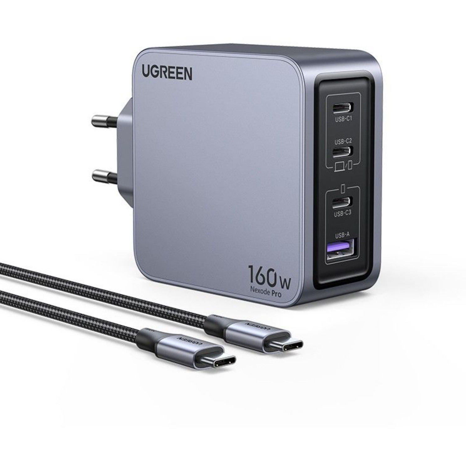 Ugreen Nexode Pro 160W USB-C punjac s 4 - electronic4you Hrvatska